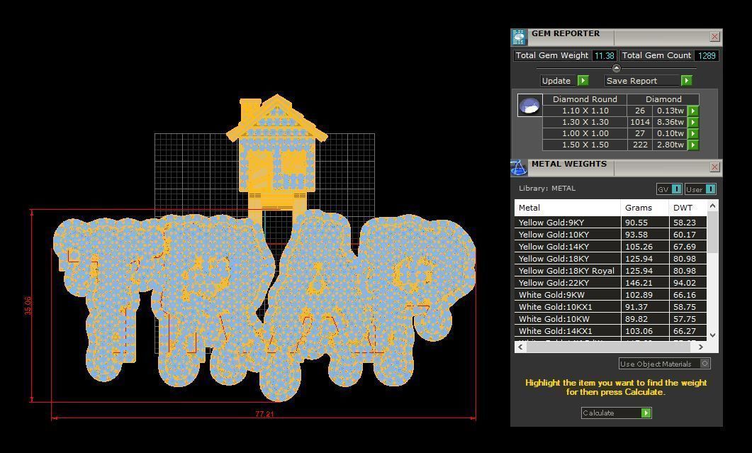 Trap House Pendant 3D model | CGTrader