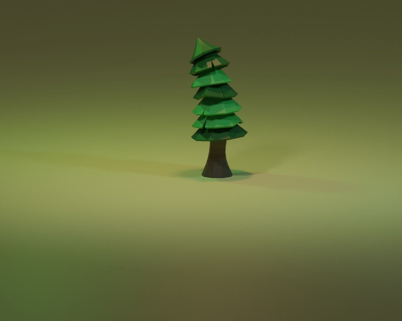 3D model Cone Tree VR / AR / low-poly | CGTrader
