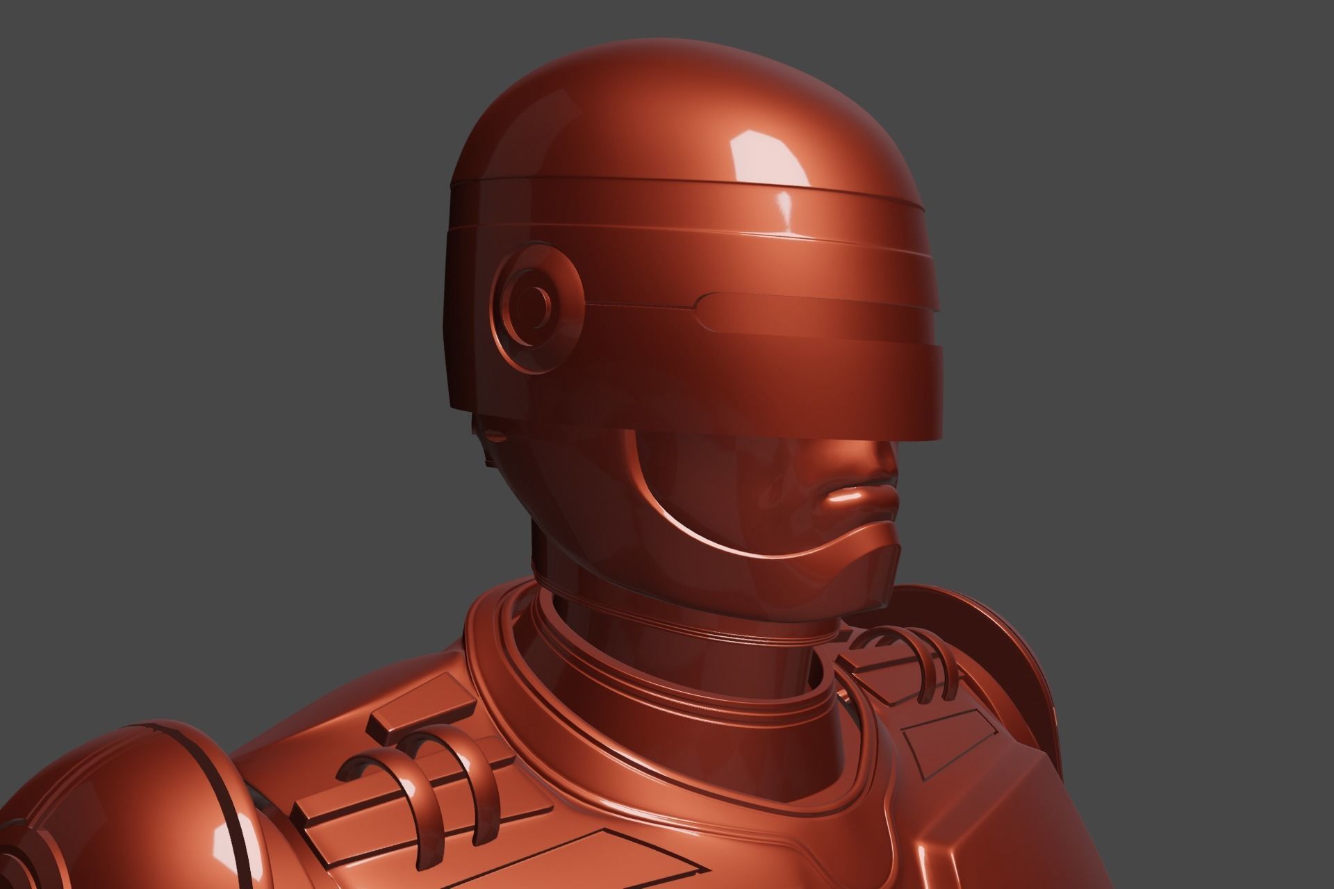 RoboCop rigged model 3D model rigged | CGTrader