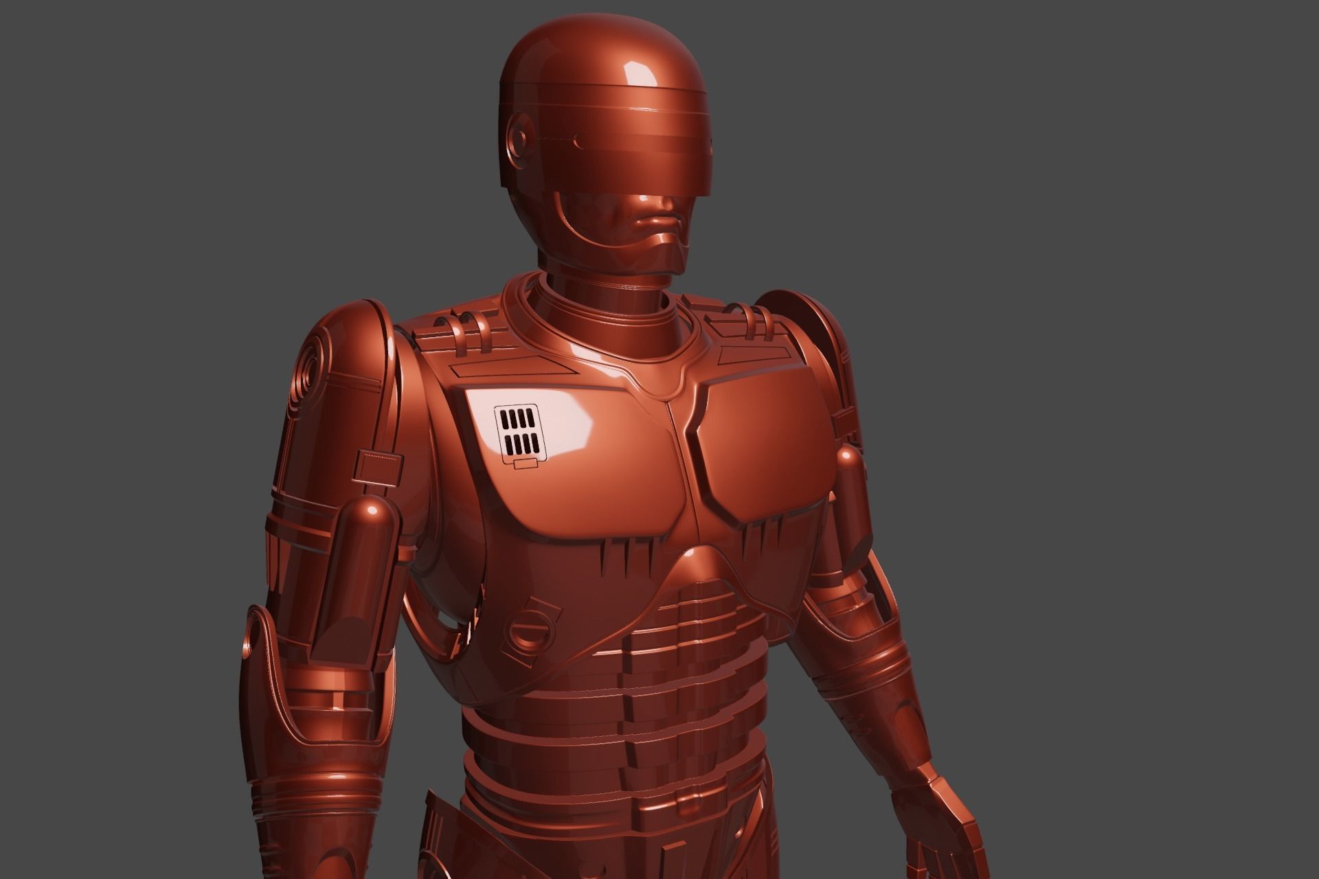 RoboCop rigged model 3D model rigged | CGTrader
