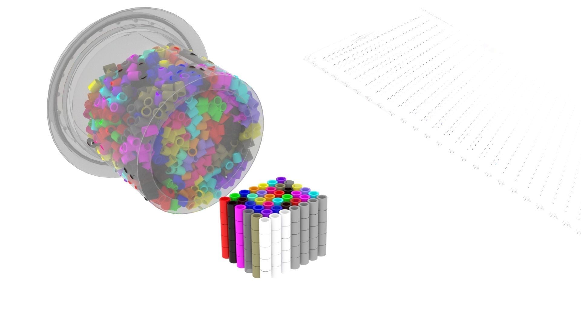 Hama Beads 3D model | CGTrader