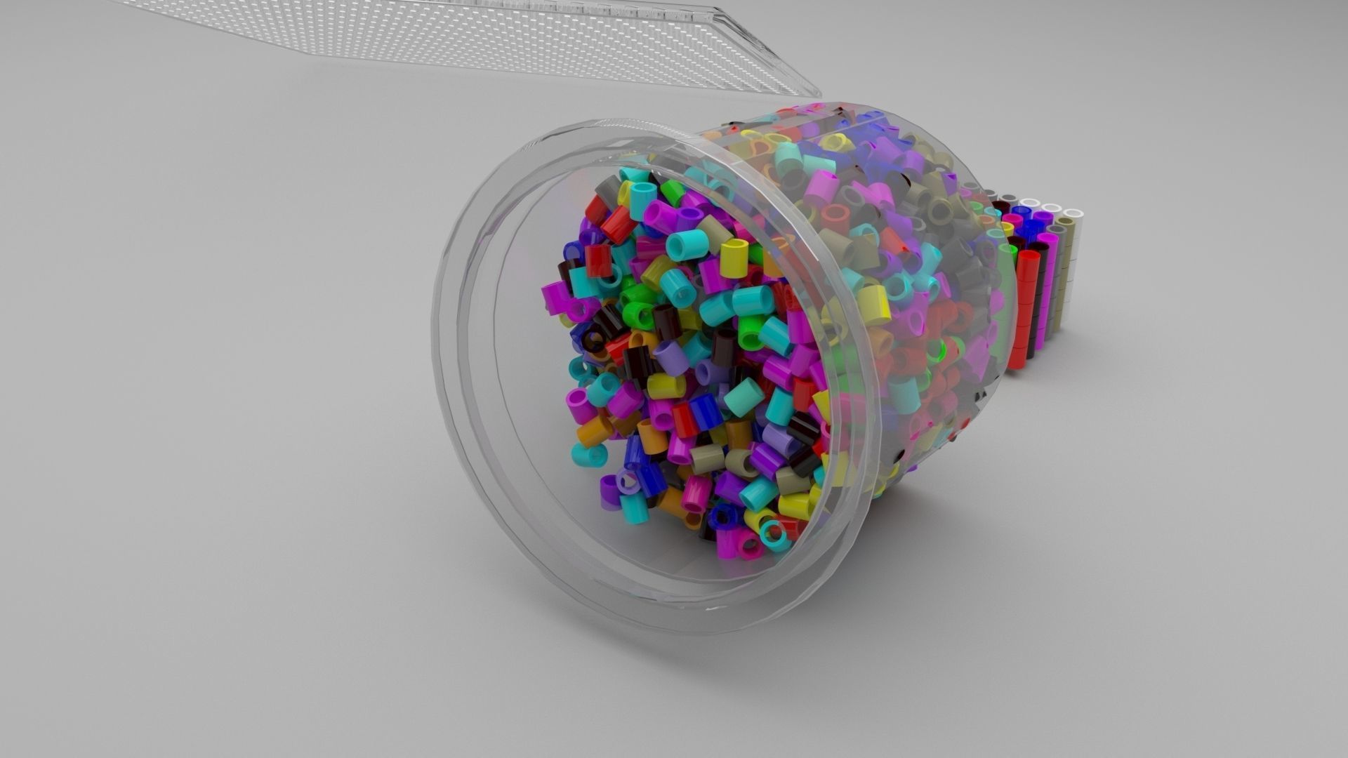 Hama Beads 3D model | CGTrader