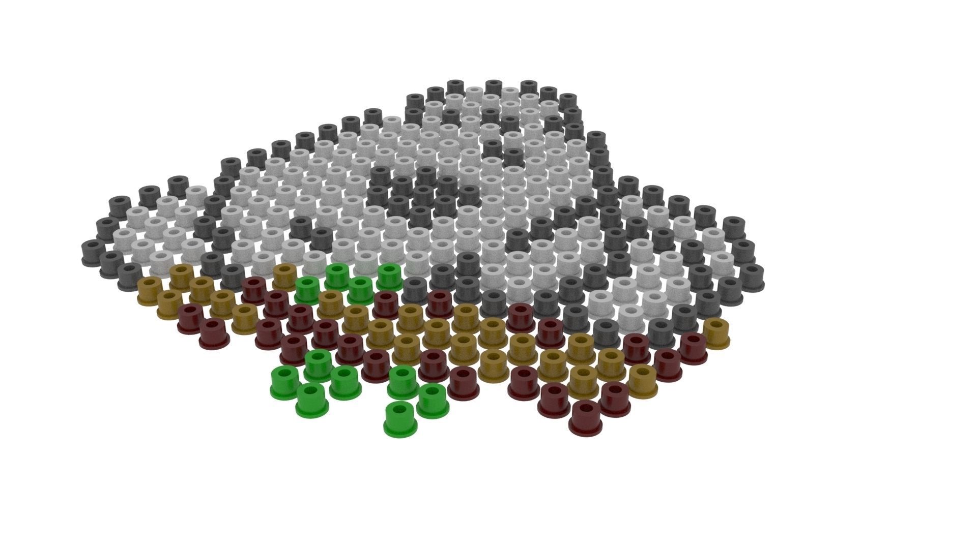 Hama Beads Crafts 3D model | CGTrader