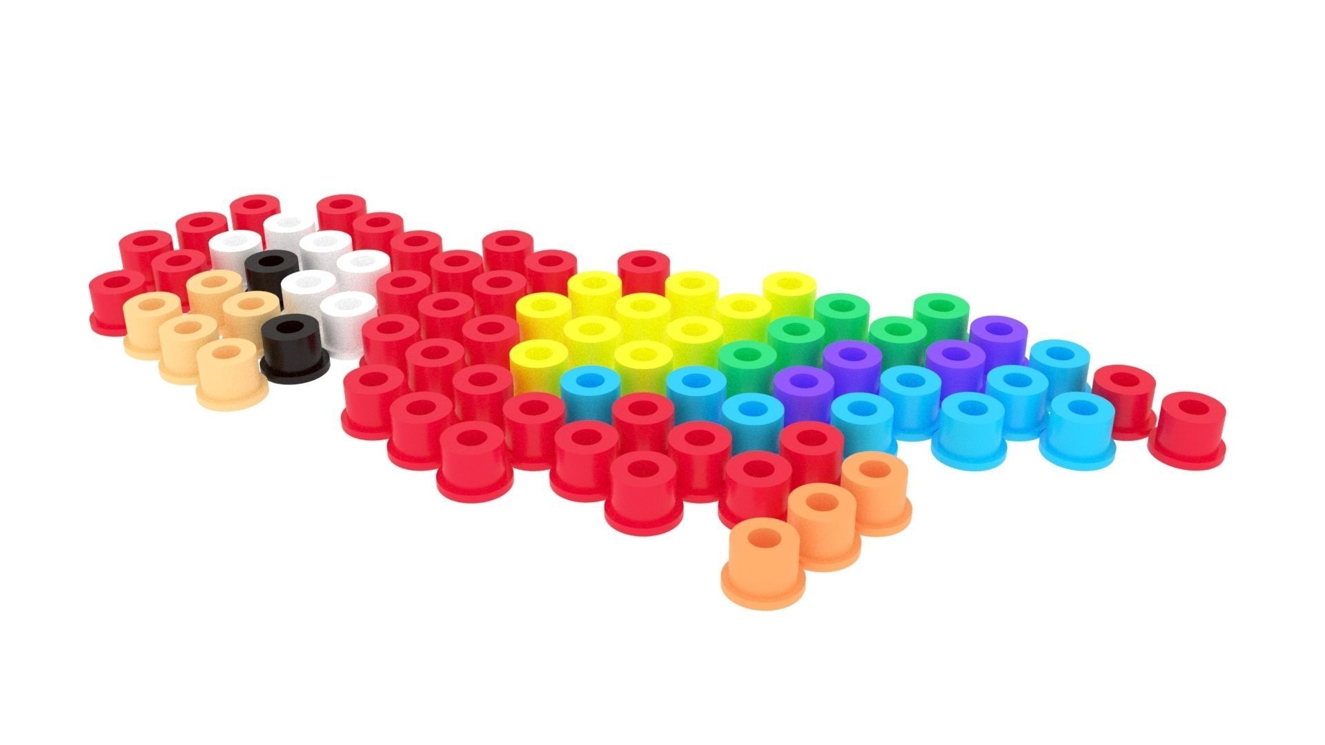 Hama Beads Crafts 3D model | CGTrader