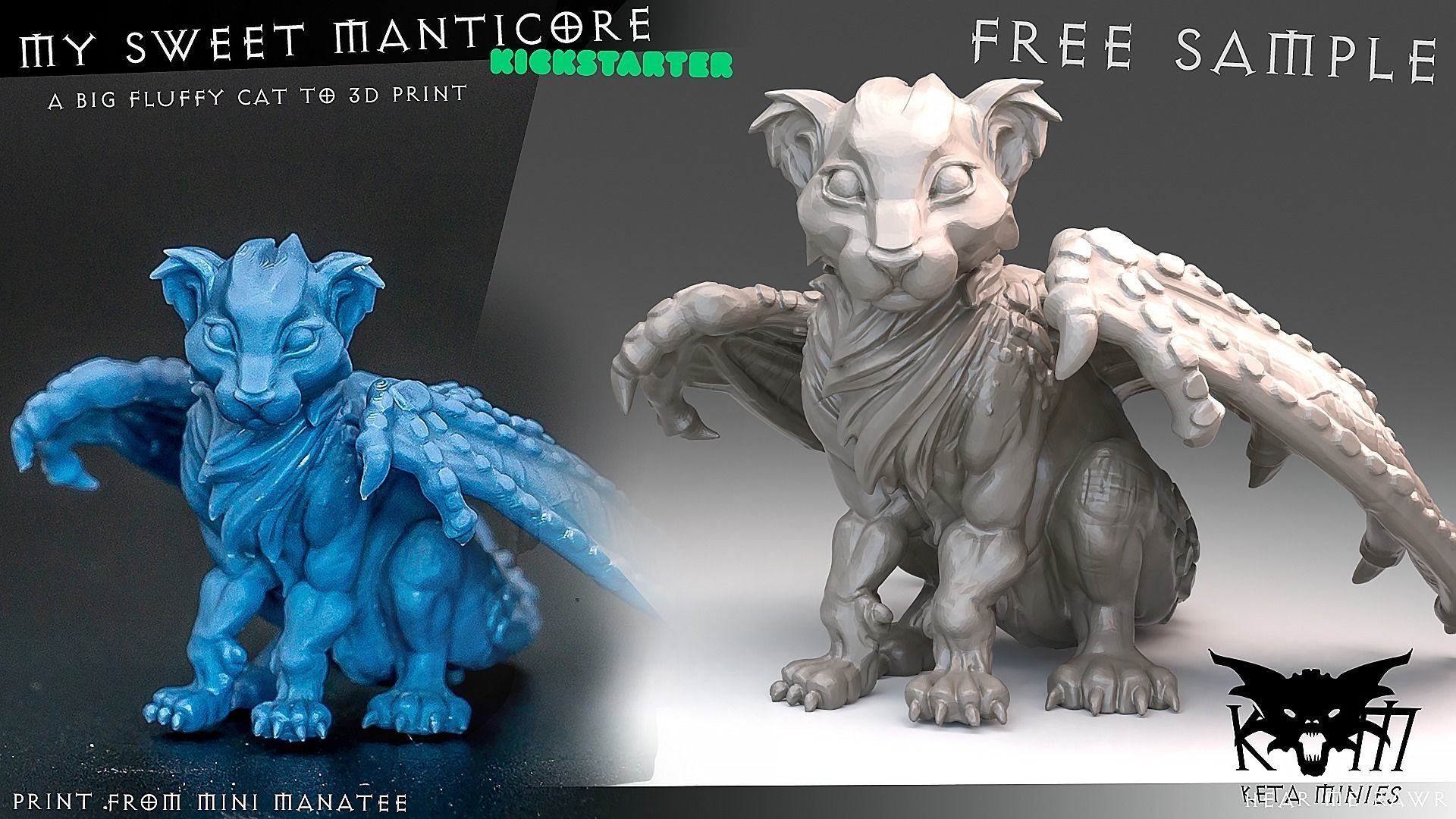 Manticore Cub - Sample from My sweet manticore free 3D model 3D ...