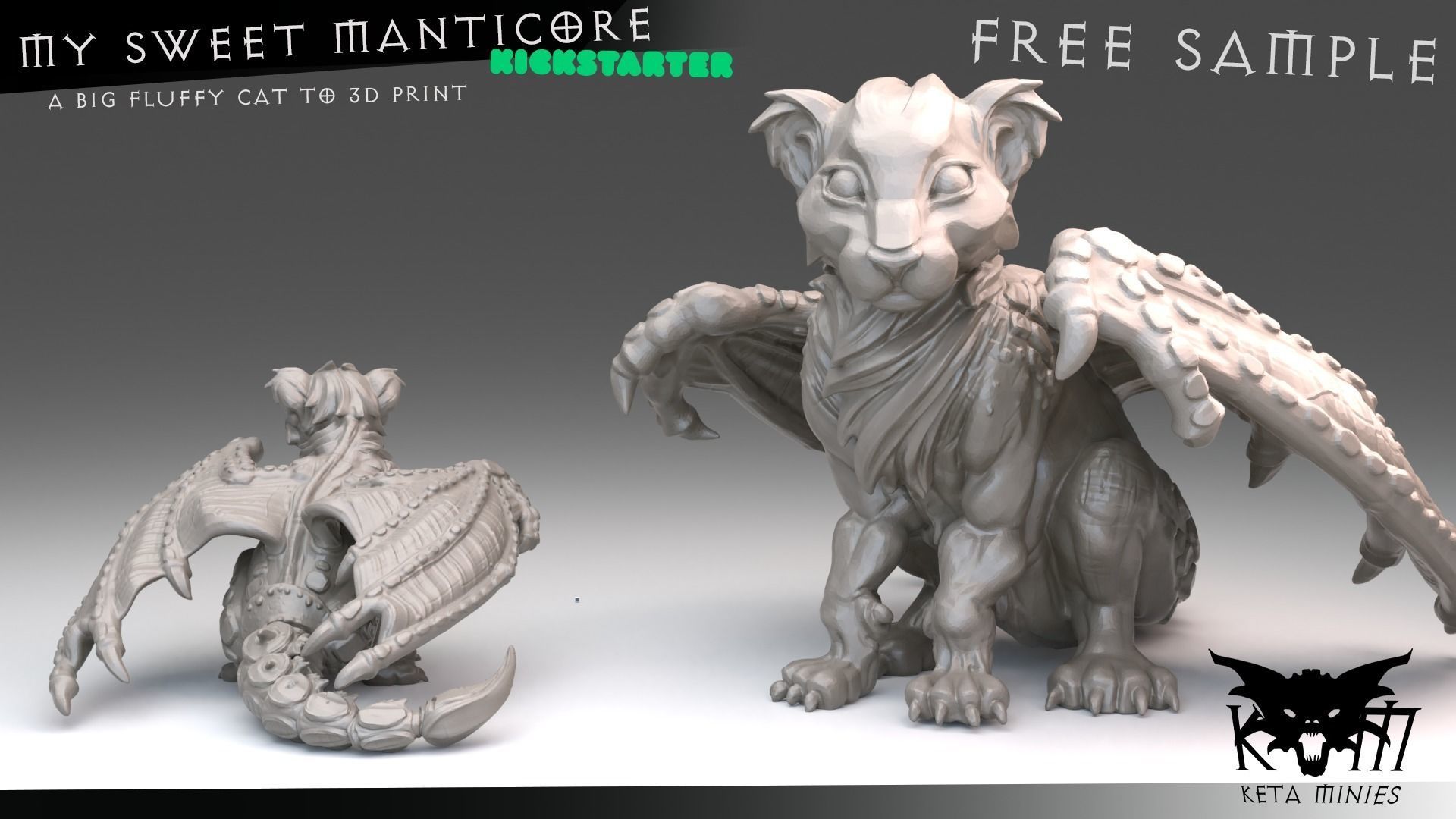 Manticore Cub - Sample from My sweet manticore free 3D model 3D ...
