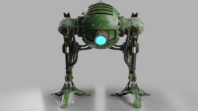 3D model Robot model sci-fi VR / AR / low-poly | CGTrader