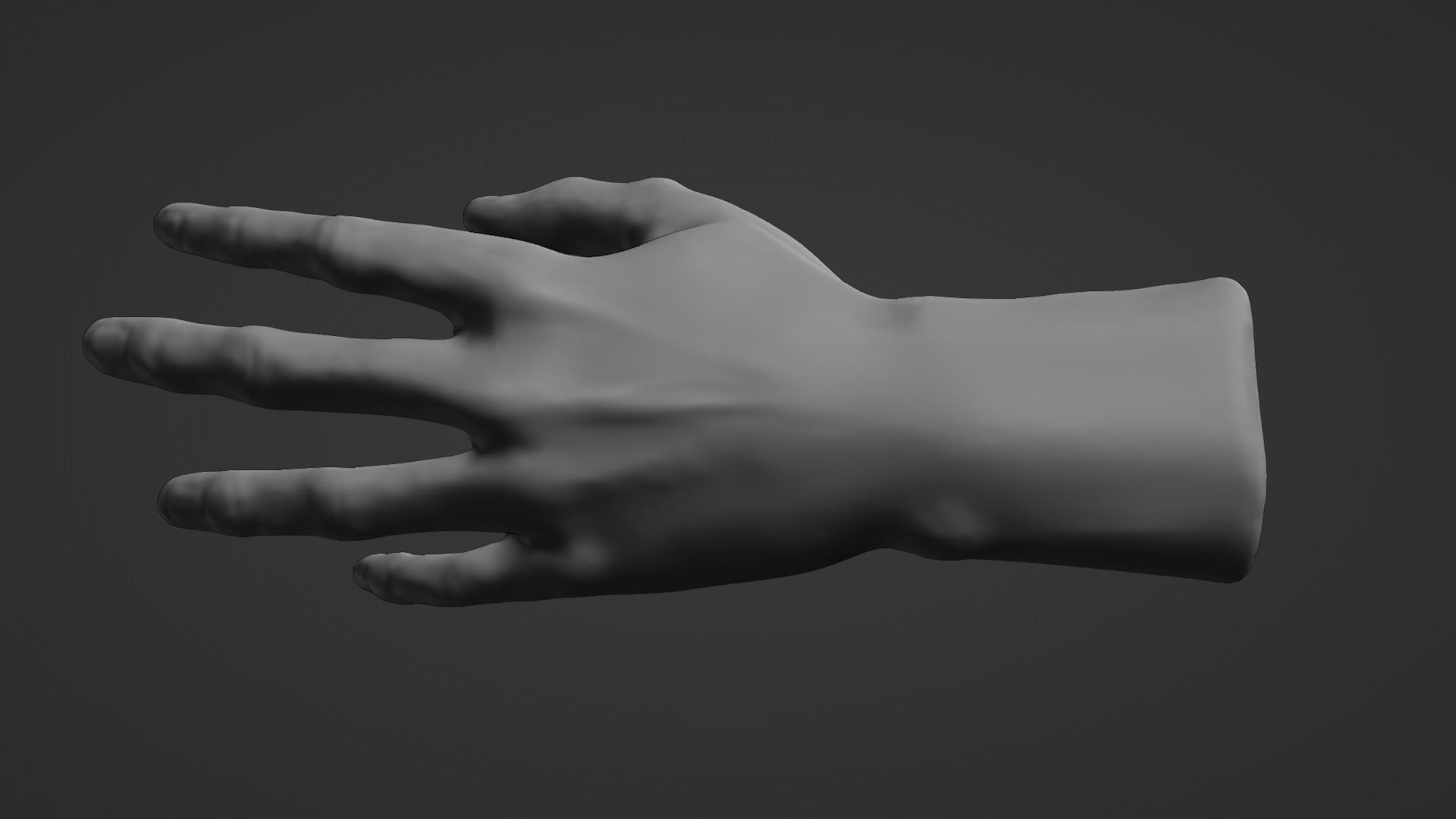 Male Left Hand 3D model | CGTrader