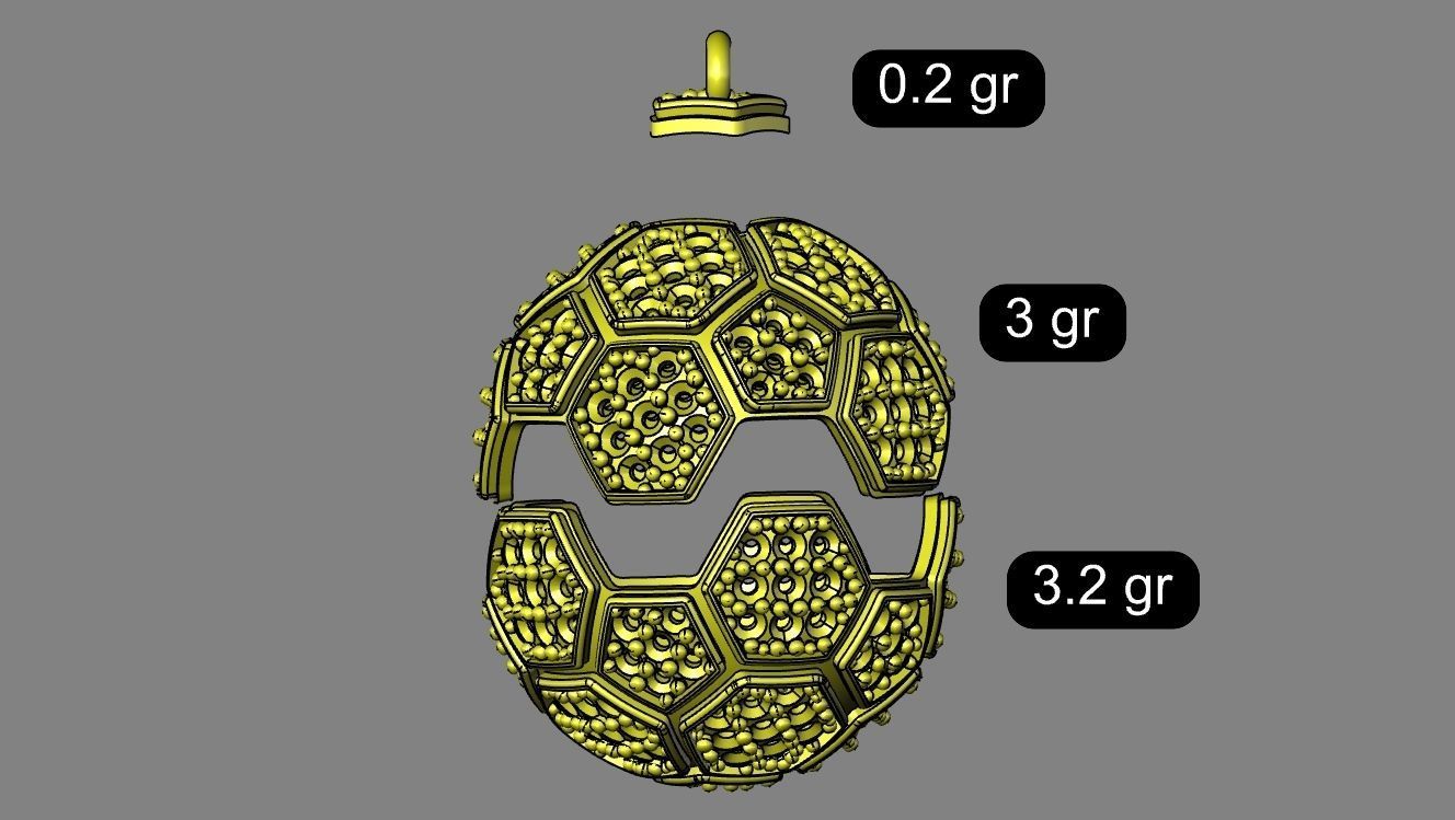 soccer ball 3D model 3D printable | CGTrader