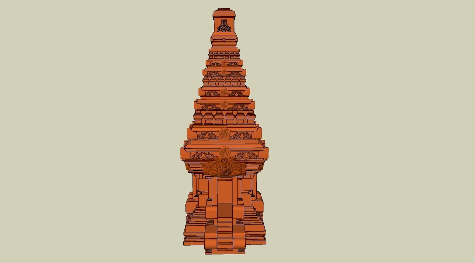 3D model indian hindu temple 3d modal VR / AR / low-poly | CGTrader