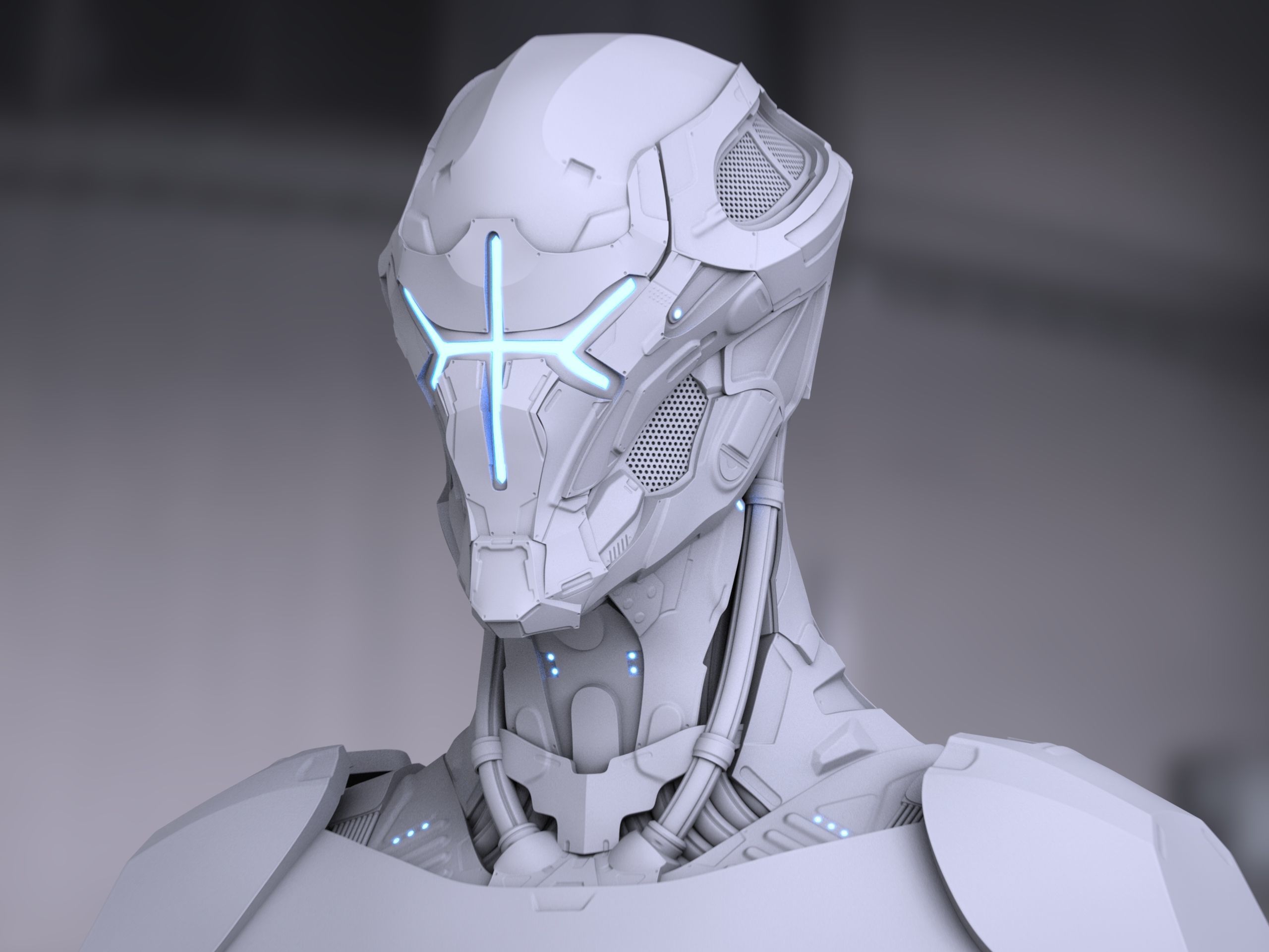 Robot 3D model 3D printable | CGTrader