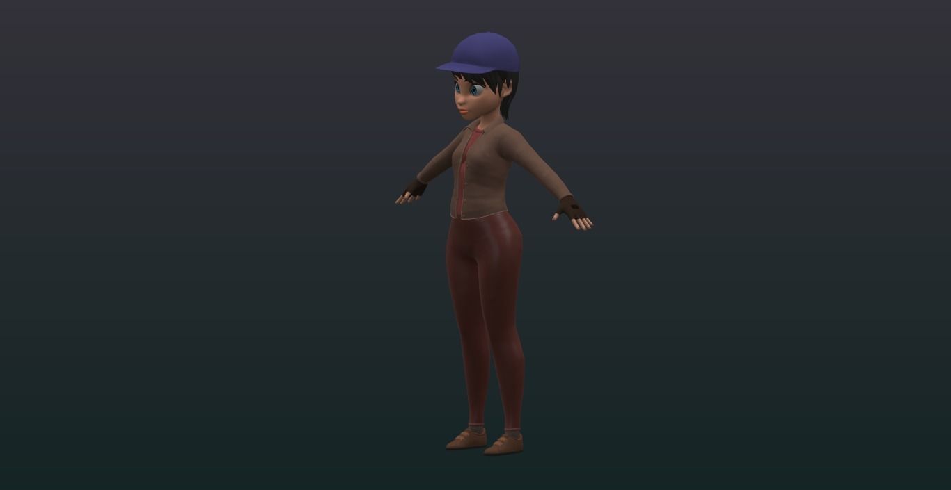 charming deva free VR / AR / low-poly 3D model | CGTrader