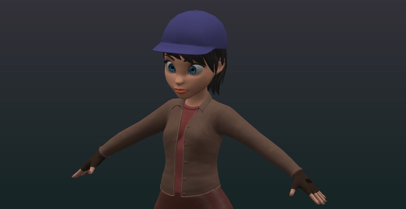 charming deva free VR / AR / low-poly 3D model | CGTrader