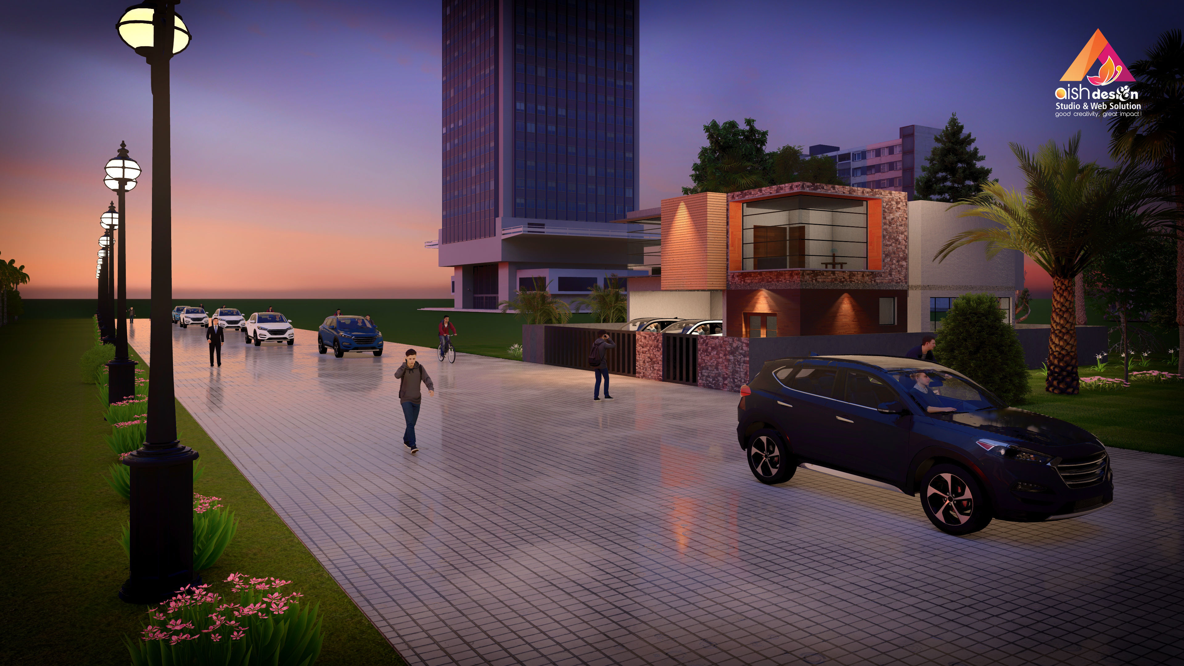 Modern RMDC House Revit Modeling Visualization Walkthrough 3D model ...