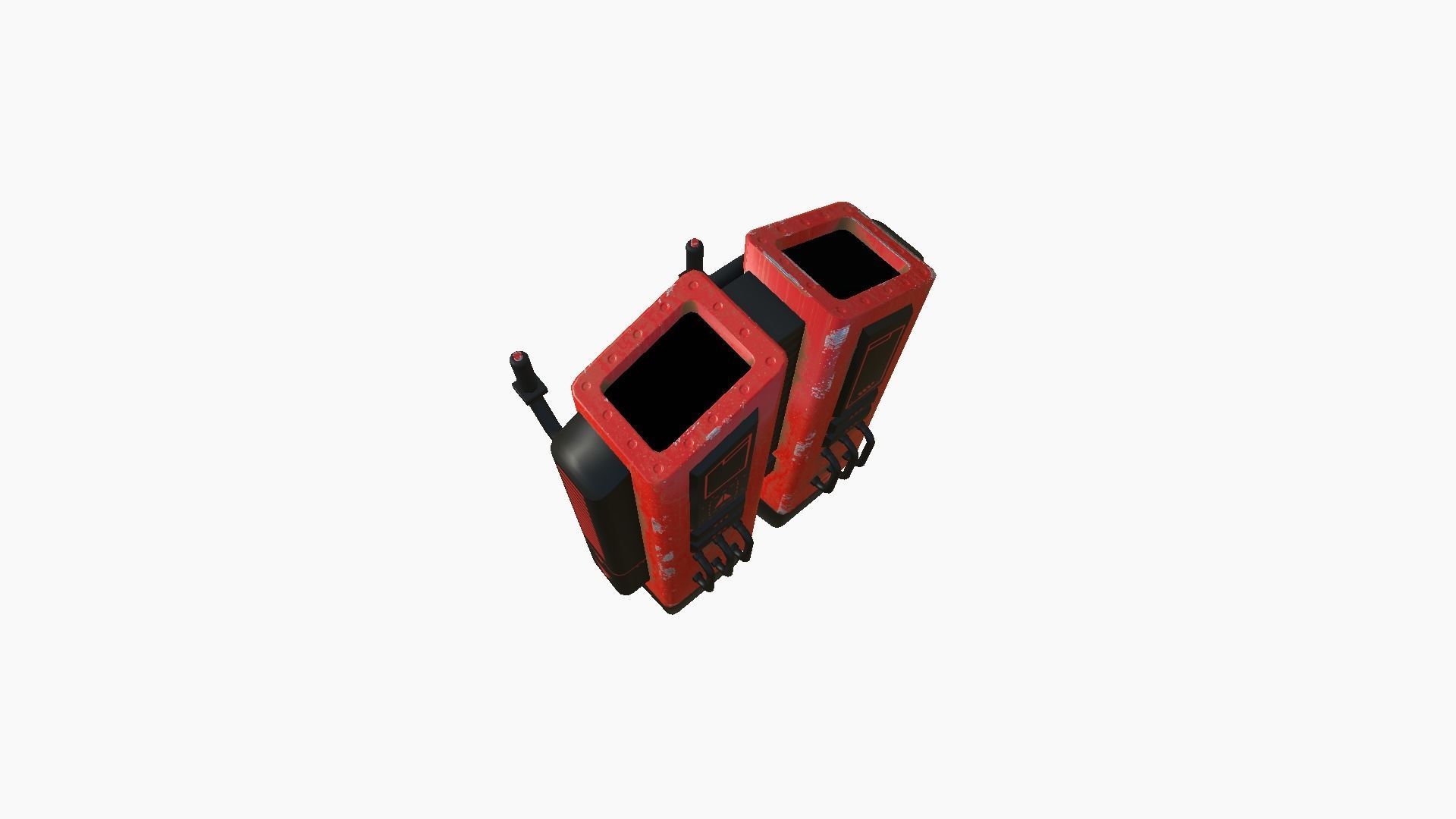 3D model Jetpack F04 Red Black - SciFi Character Design VR / AR / low ...