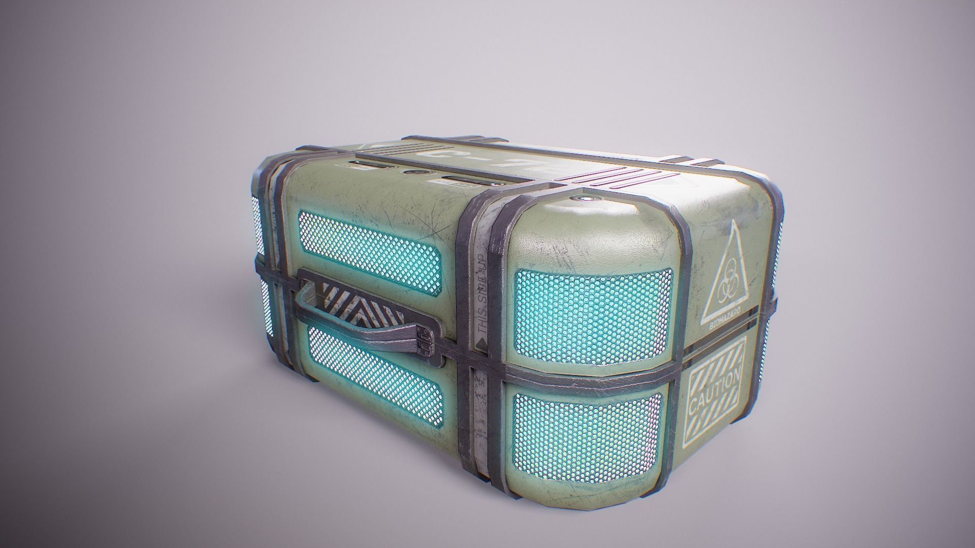 3D model PBR SciFi Portable Containment Unit VR / AR / low-poly | CGTrader