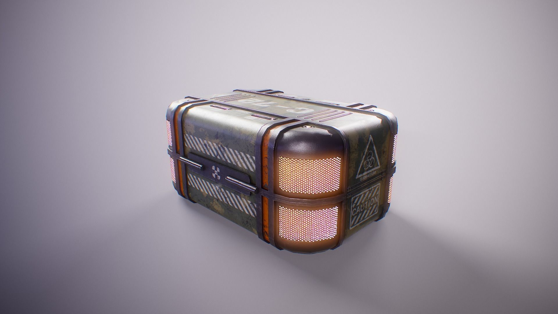 3D model PBR SciFi Portable Containment Unit VR / AR / low-poly | CGTrader