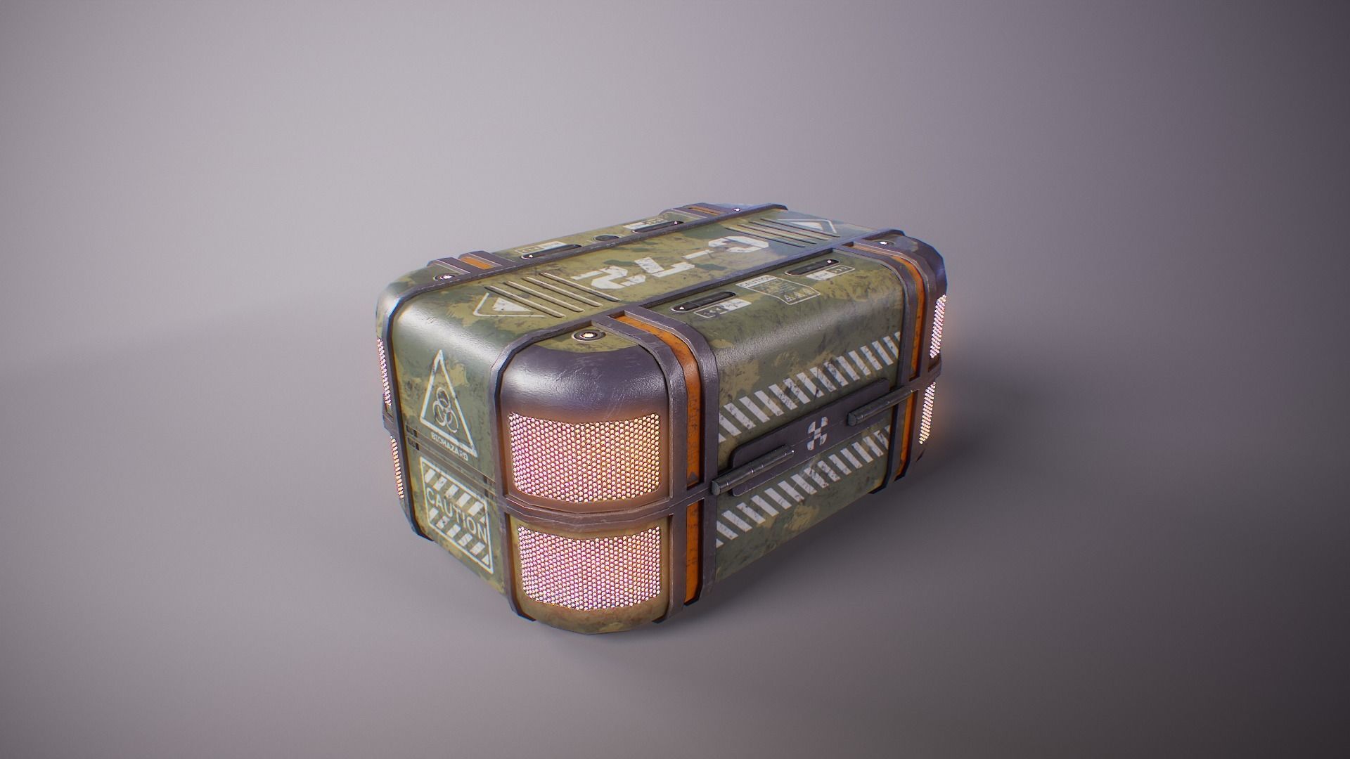 3D model PBR SciFi Portable Containment Unit VR / AR / low-poly | CGTrader