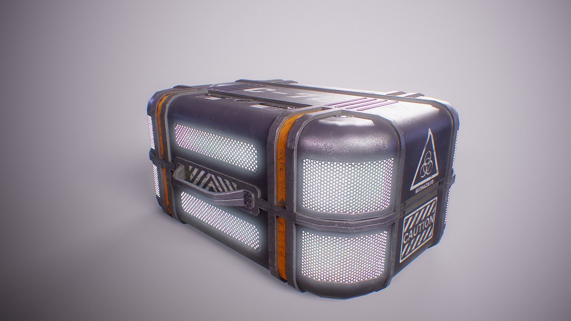 3D model PBR SciFi Portable Containment Unit VR / AR / low-poly | CGTrader