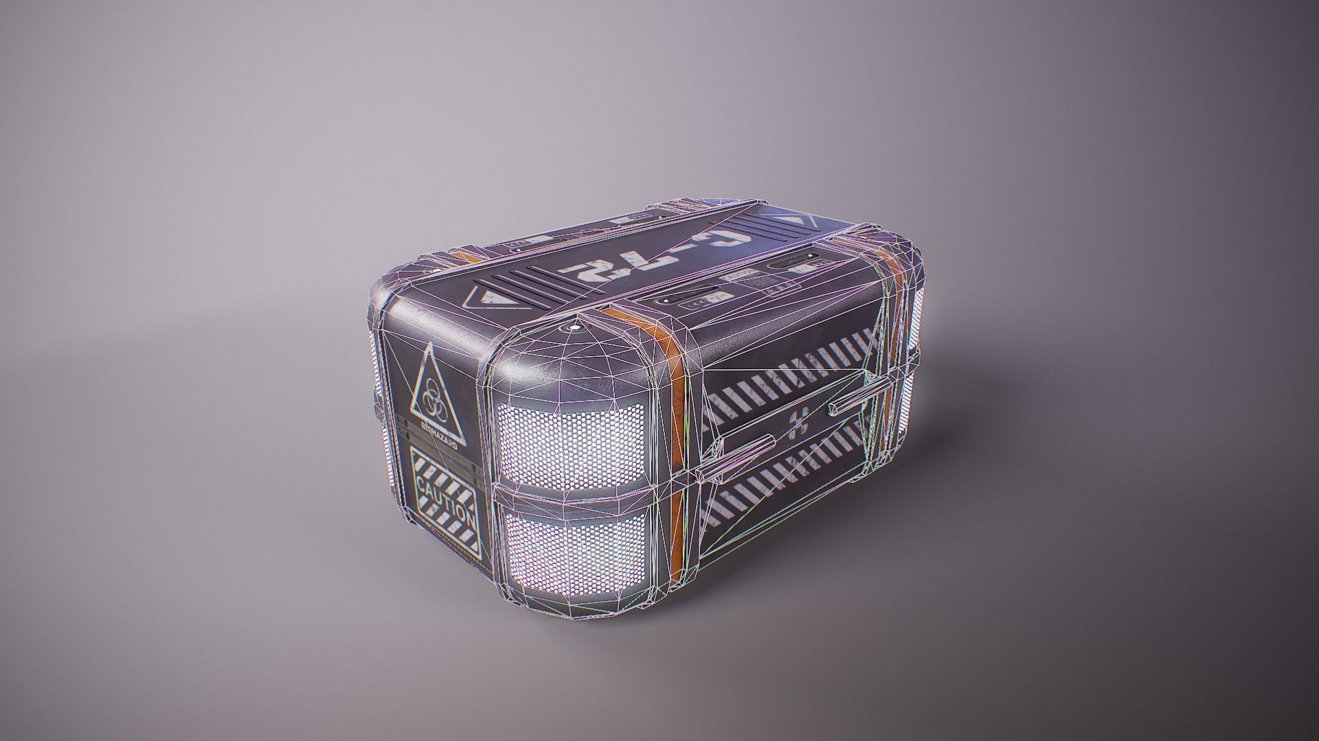3D model PBR SciFi Portable Containment Unit VR / AR / low-poly | CGTrader