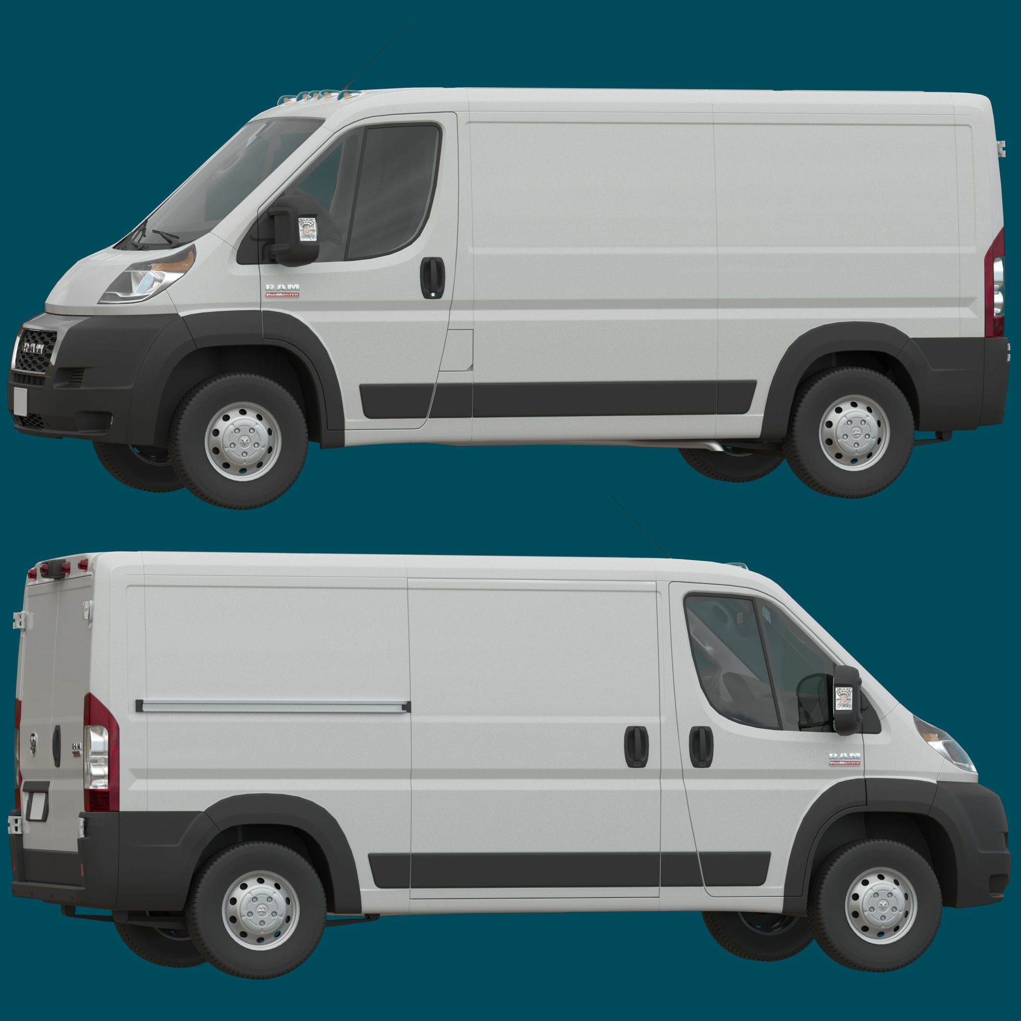RAM PROMASTER 1500 2500 3500 3D Model Collection | CGTrader