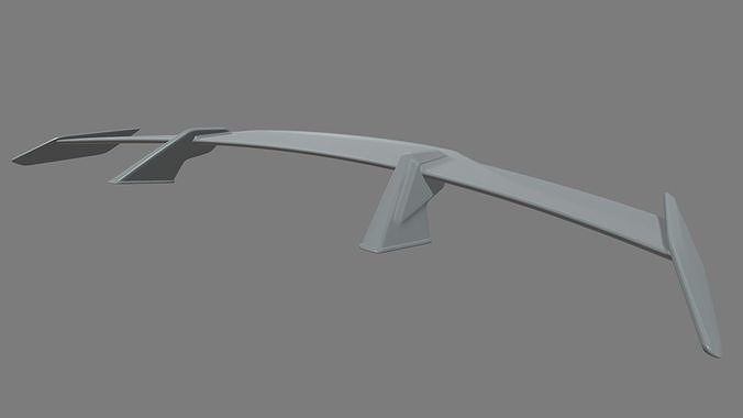 3D model Car Spoiler 09 VR / AR / low-poly | CGTrader