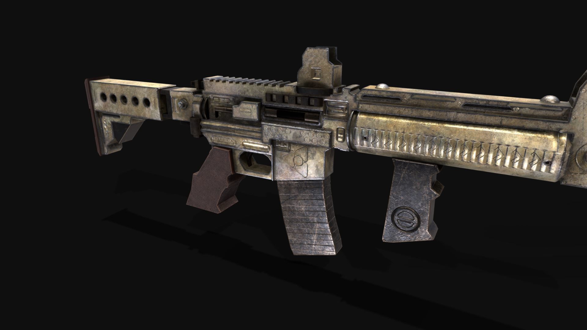 3D model Rifle LR300 LowPoly VR / AR / low-poly | CGTrader