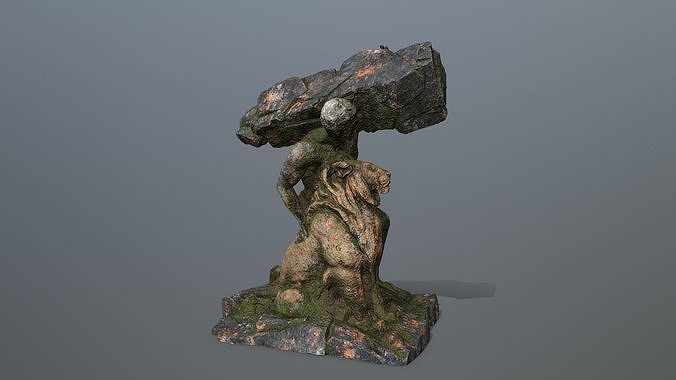 3D model Hercules and Lion VR / AR / low-poly | CGTrader