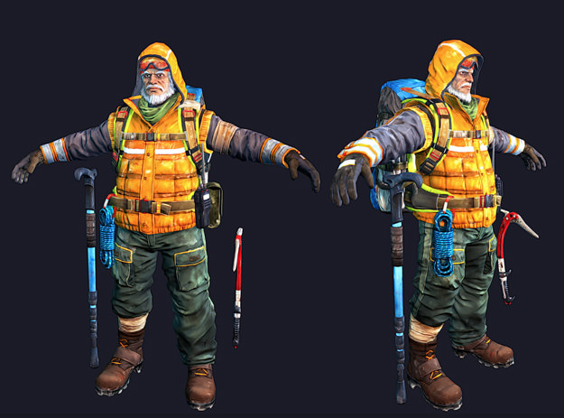 3D model Adventurer VR / AR / low-poly | CGTrader