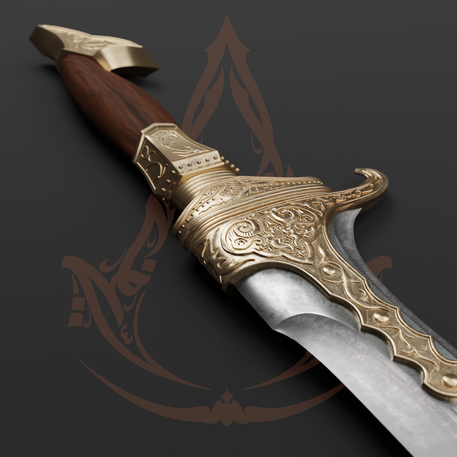 Assassins Creed Mirage Sword 3D model 3D printable | CGTrader