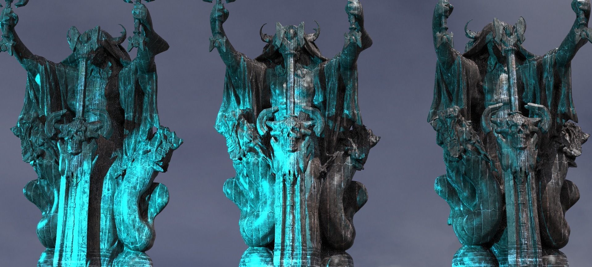 Halloween Reaper Dark Blade 3D model | CGTrader