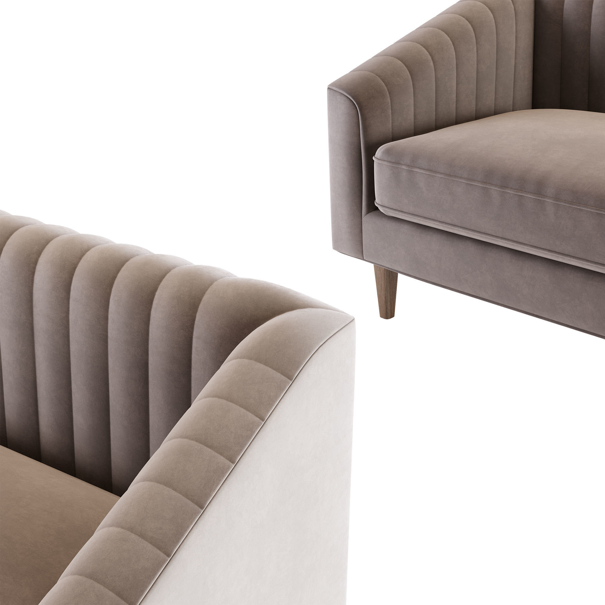 sofa gillian 3D model | CGTrader