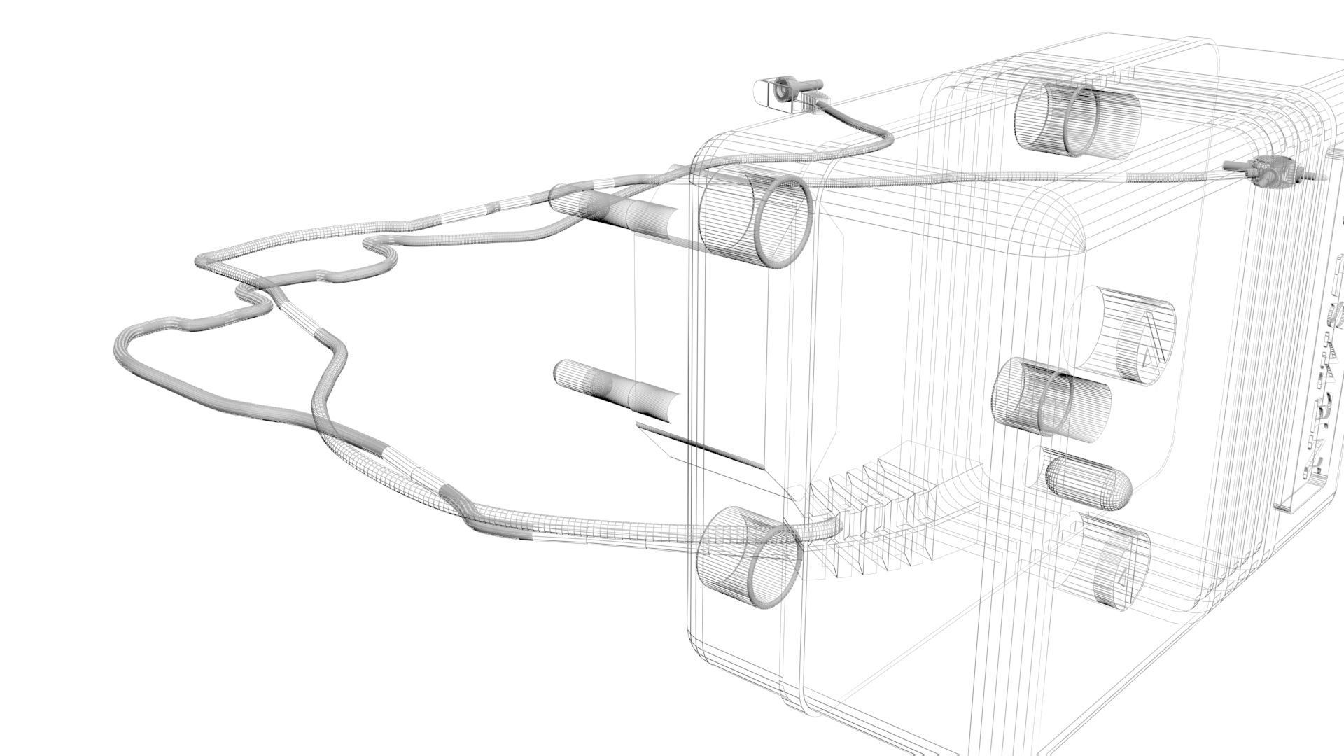 Newstar Ac Dc Power Adapter 3D model | CGTrader