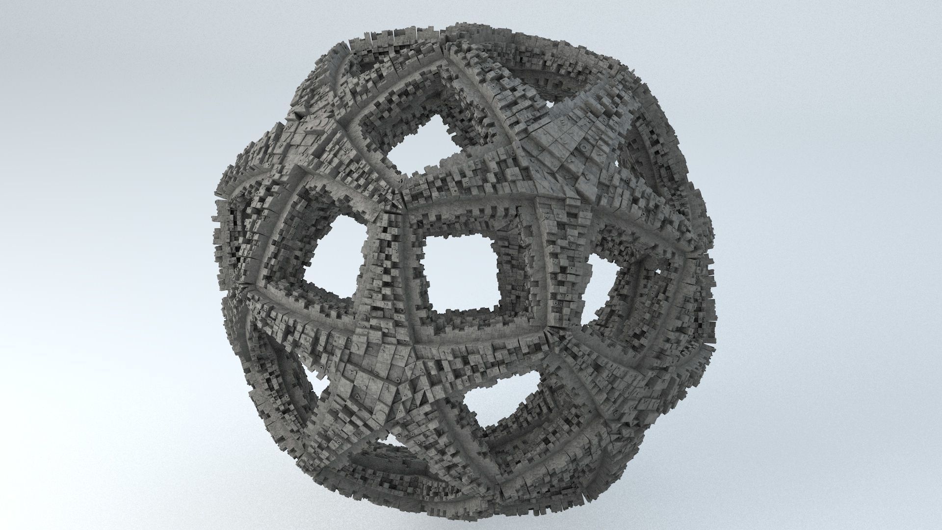 Sci-Fi Shapes Astal 3D model | CGTrader