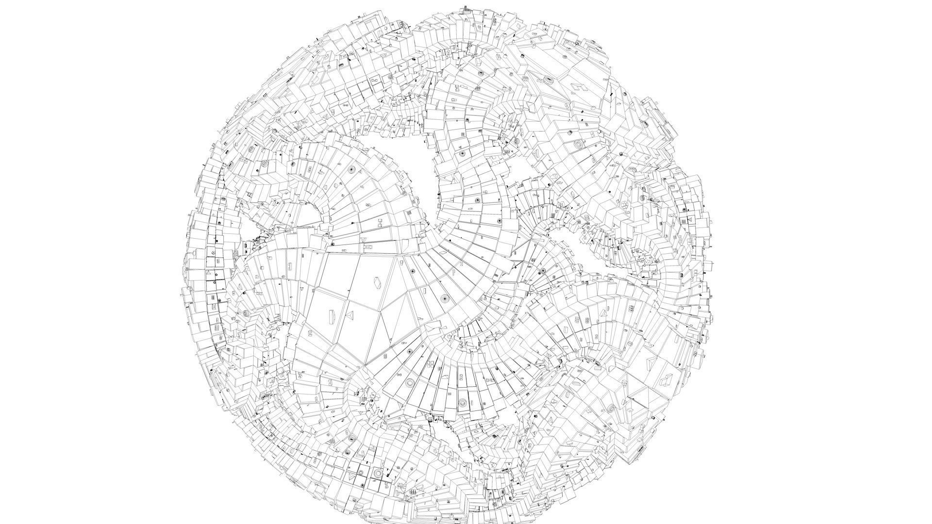 Sci-Fi Shapes Linghun 3D model | CGTrader