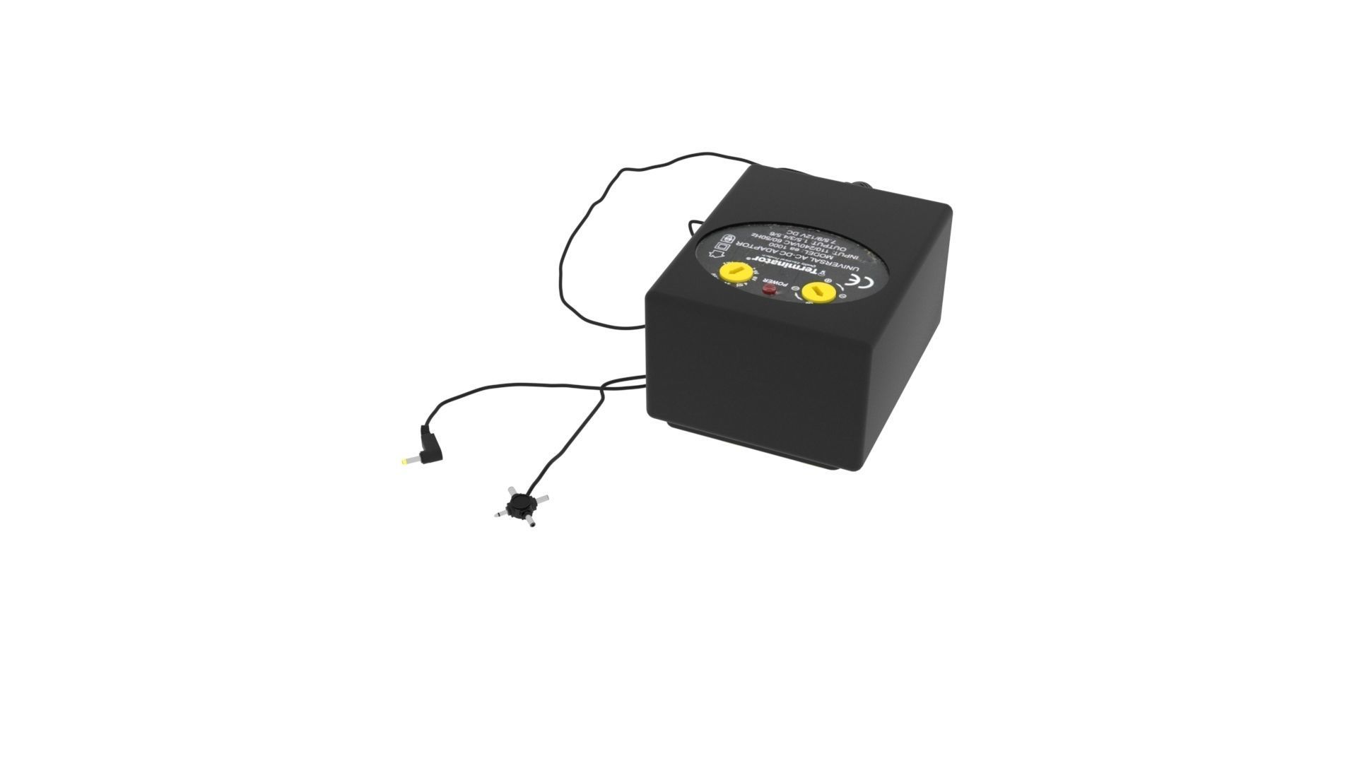 Terminator Ac Dc Power Adapter 3D model | CGTrader