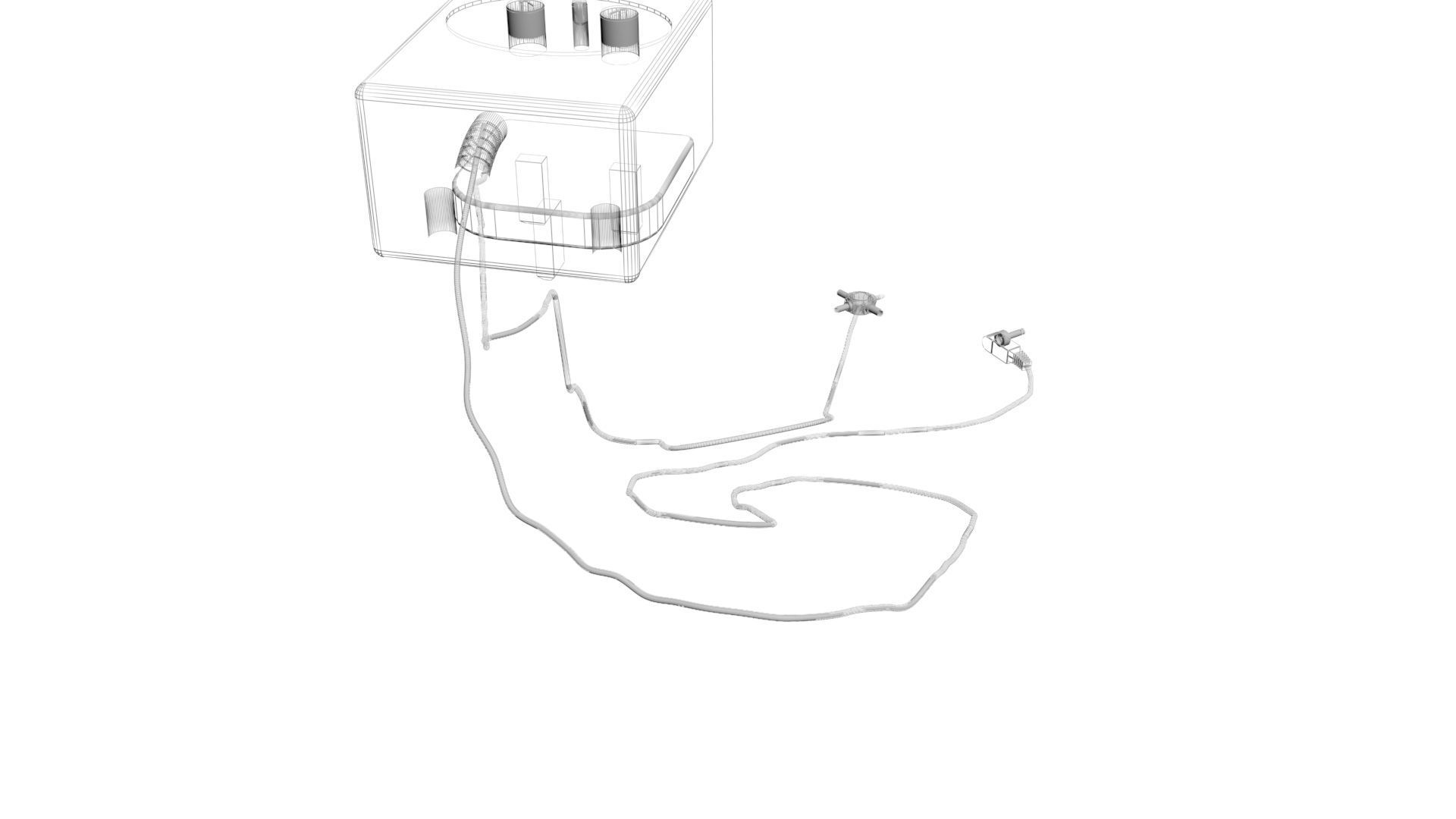 Terminator Ac Dc Power Adapter 3D model | CGTrader