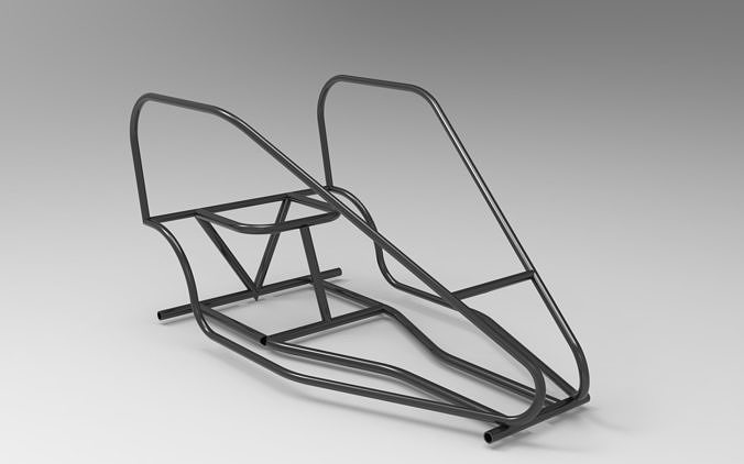 Go Kart Frame 3D model 3D printable | CGTrader