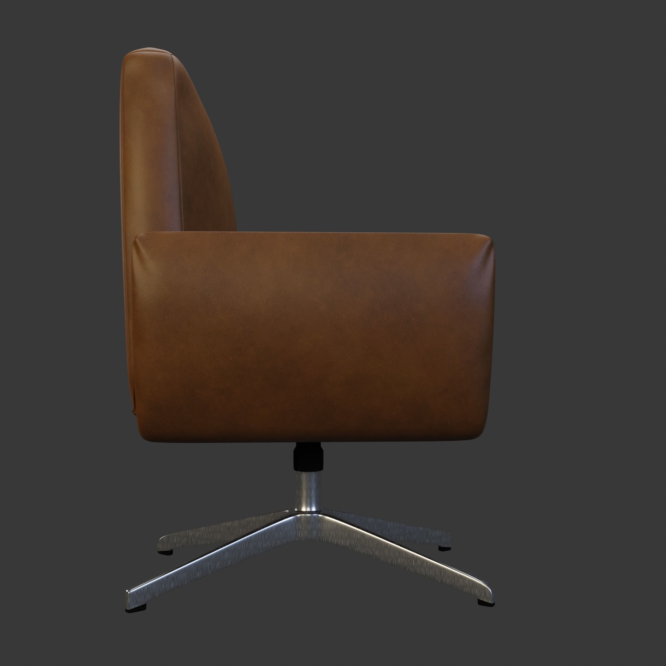 chair on one leg 3D model | CGTrader
