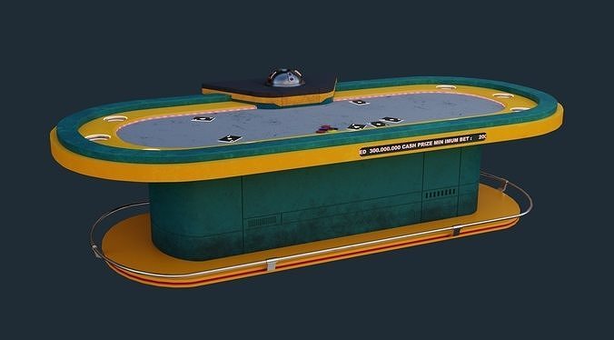 3D model cyberpunk poker table 3D Model VR / AR / low-poly | CGTrader