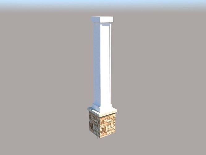 Column free 3D model | CGTrader