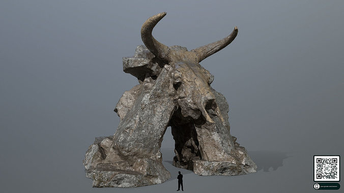 skull gate 3D model | CGTrader