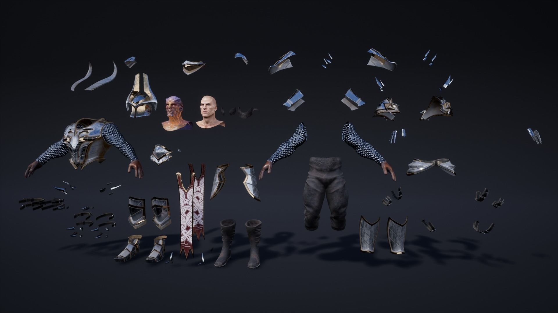 3D model Knight 05 VR / AR / low-poly | CGTrader