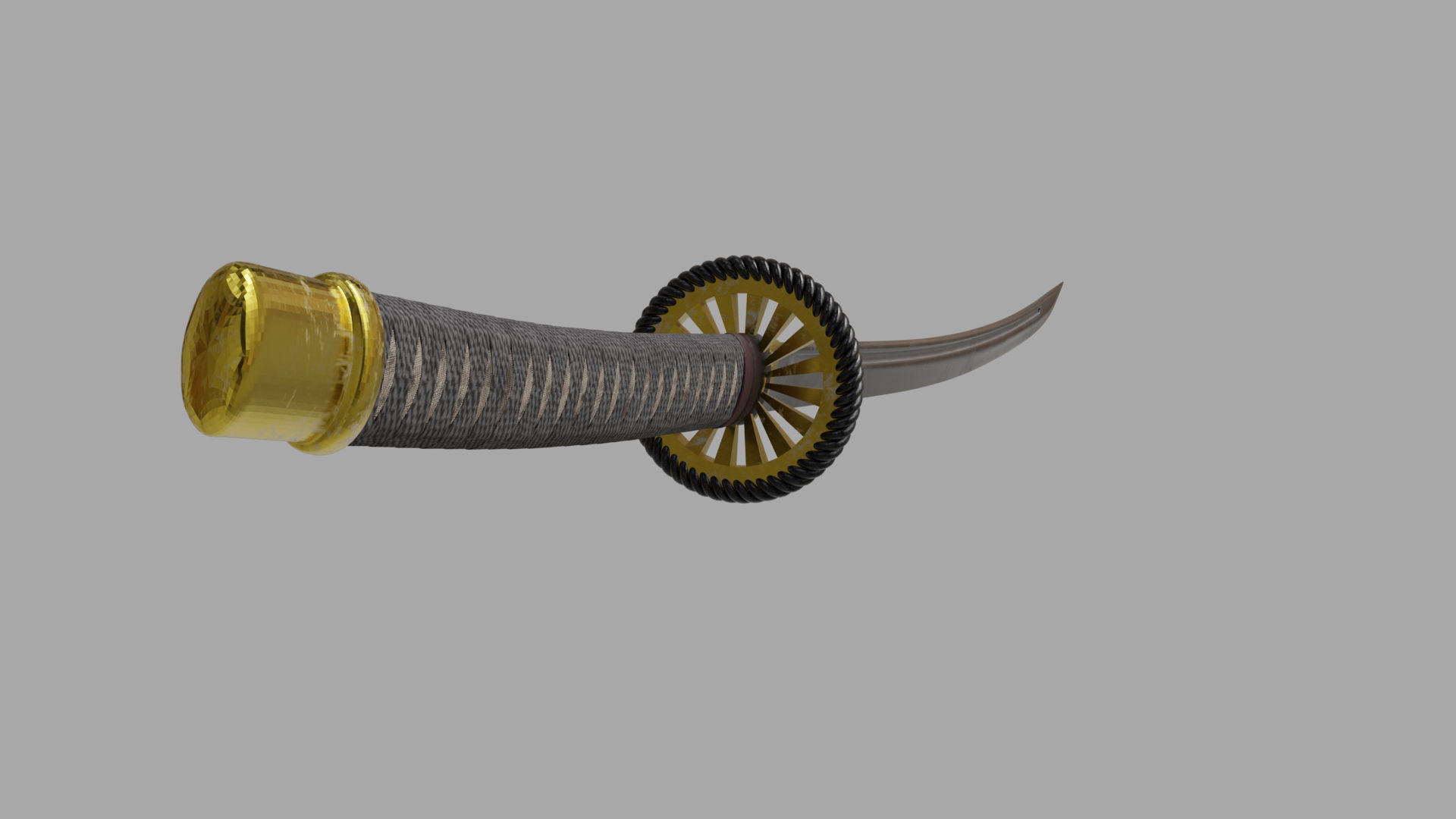 3D model Katana samurai sword VR / AR / low-poly | CGTrader