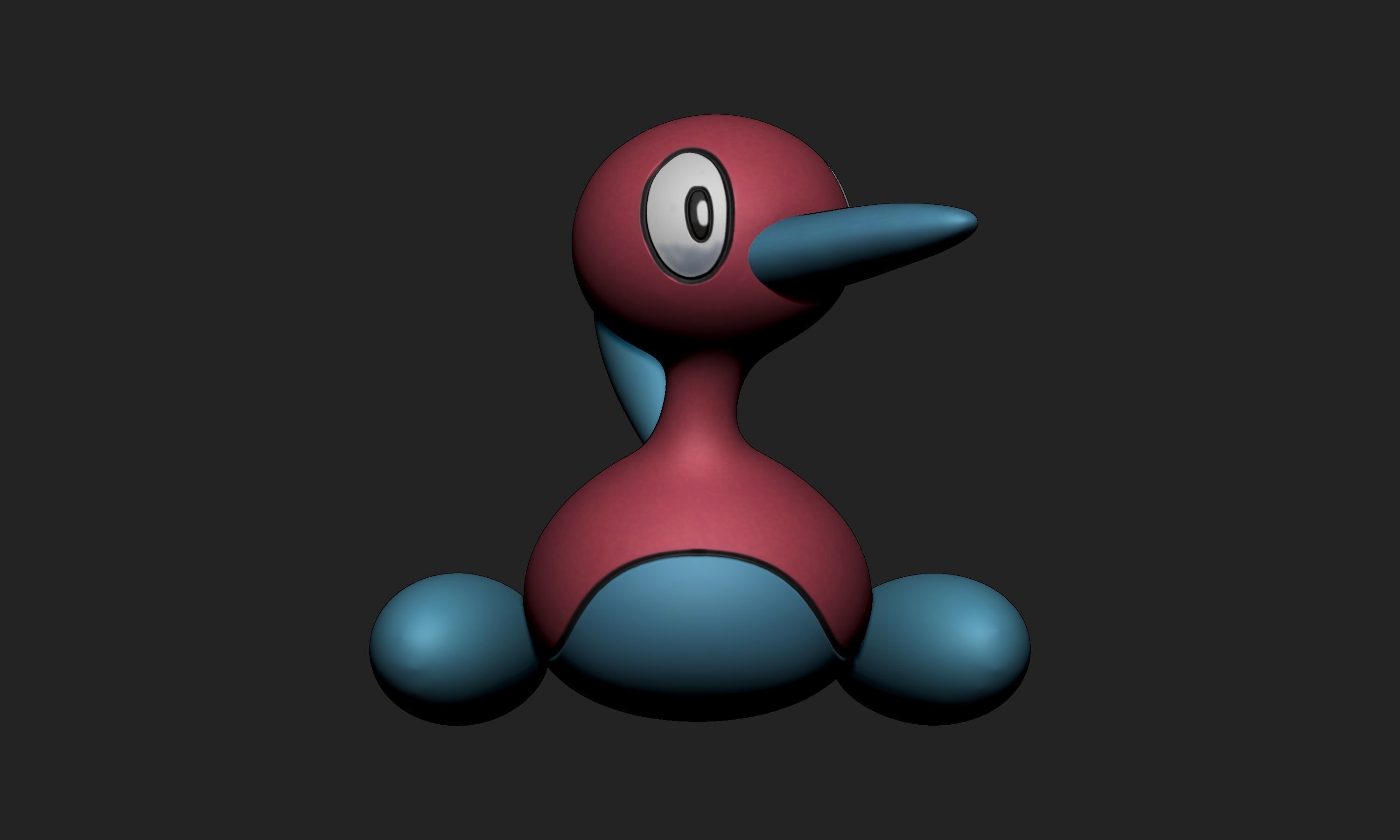 Pokemon - Porygon Porygon 2 and Porygon Z 3D model 3D printable | CGTrader