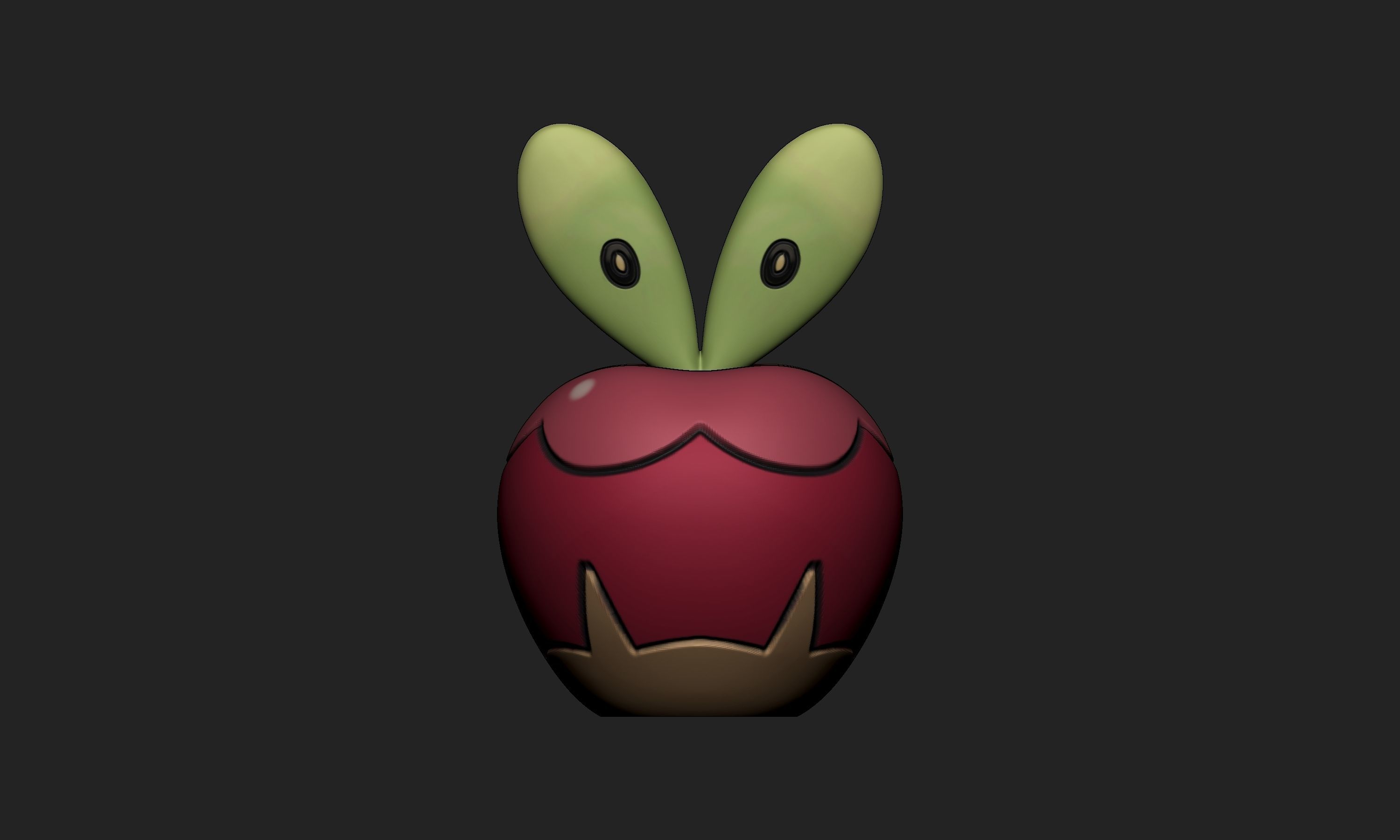 Pokemon - Applin 3D model 3D printable | CGTrader