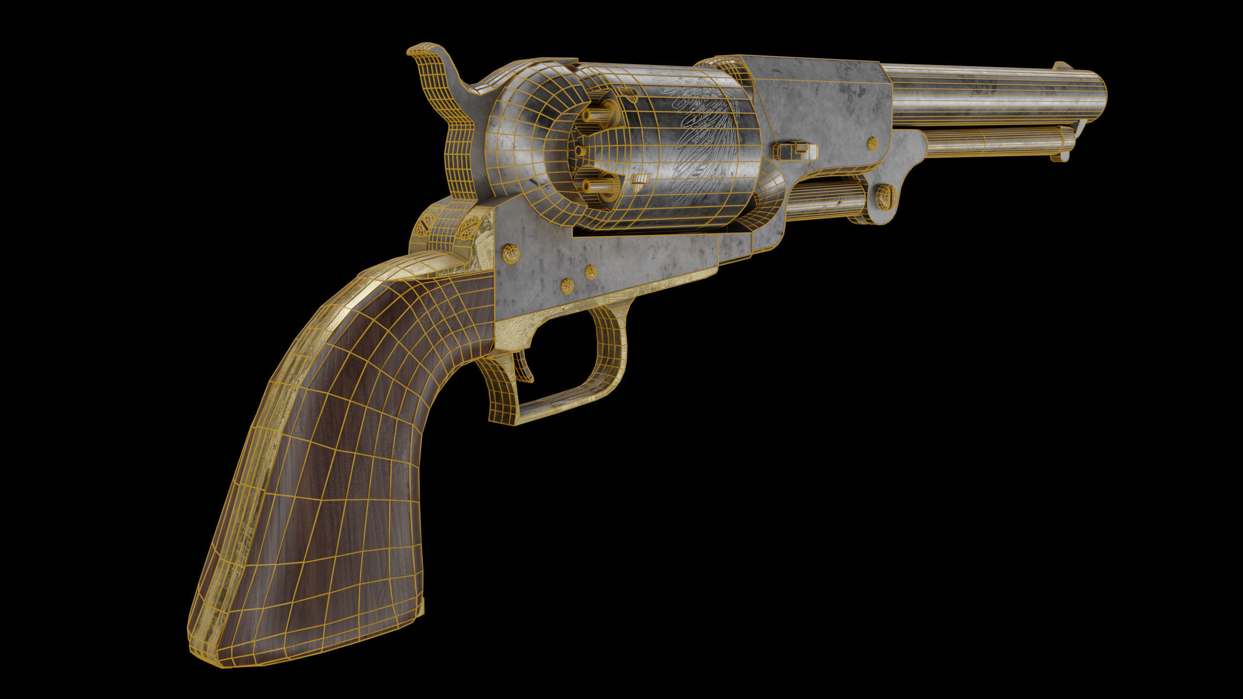 Colt Dragoon 3D model | CGTrader