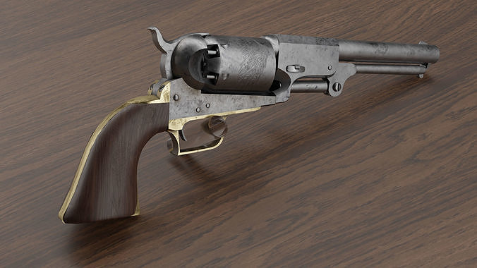 Colt Dragoon 3D model | CGTrader