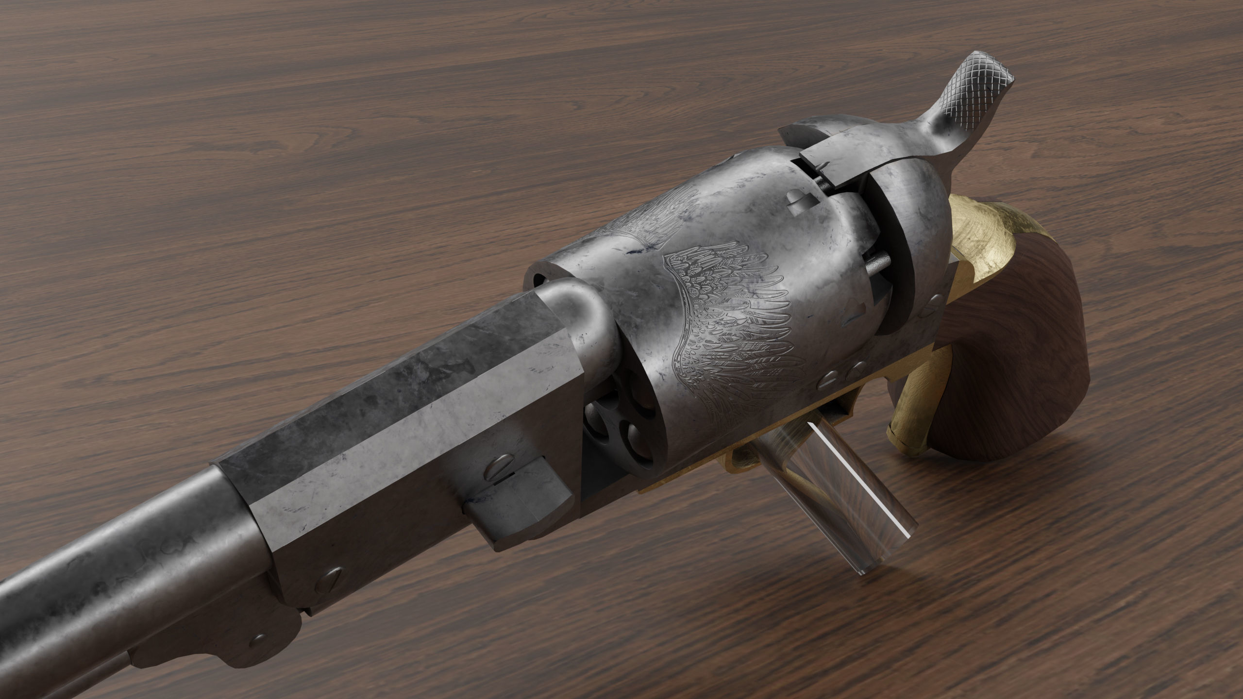 Colt Dragoon 3D model | CGTrader