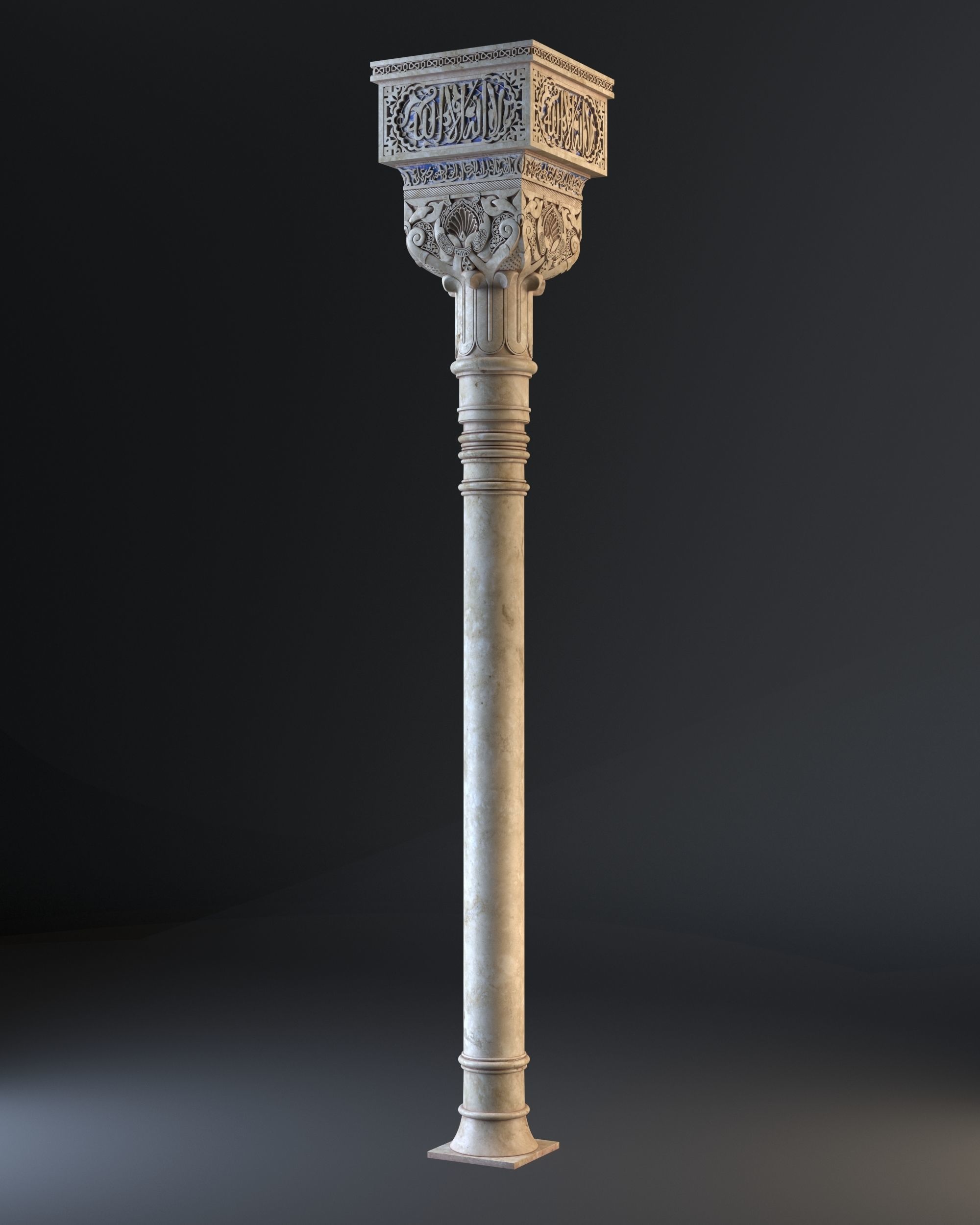 Andalusian Column 3D model | CGTrader